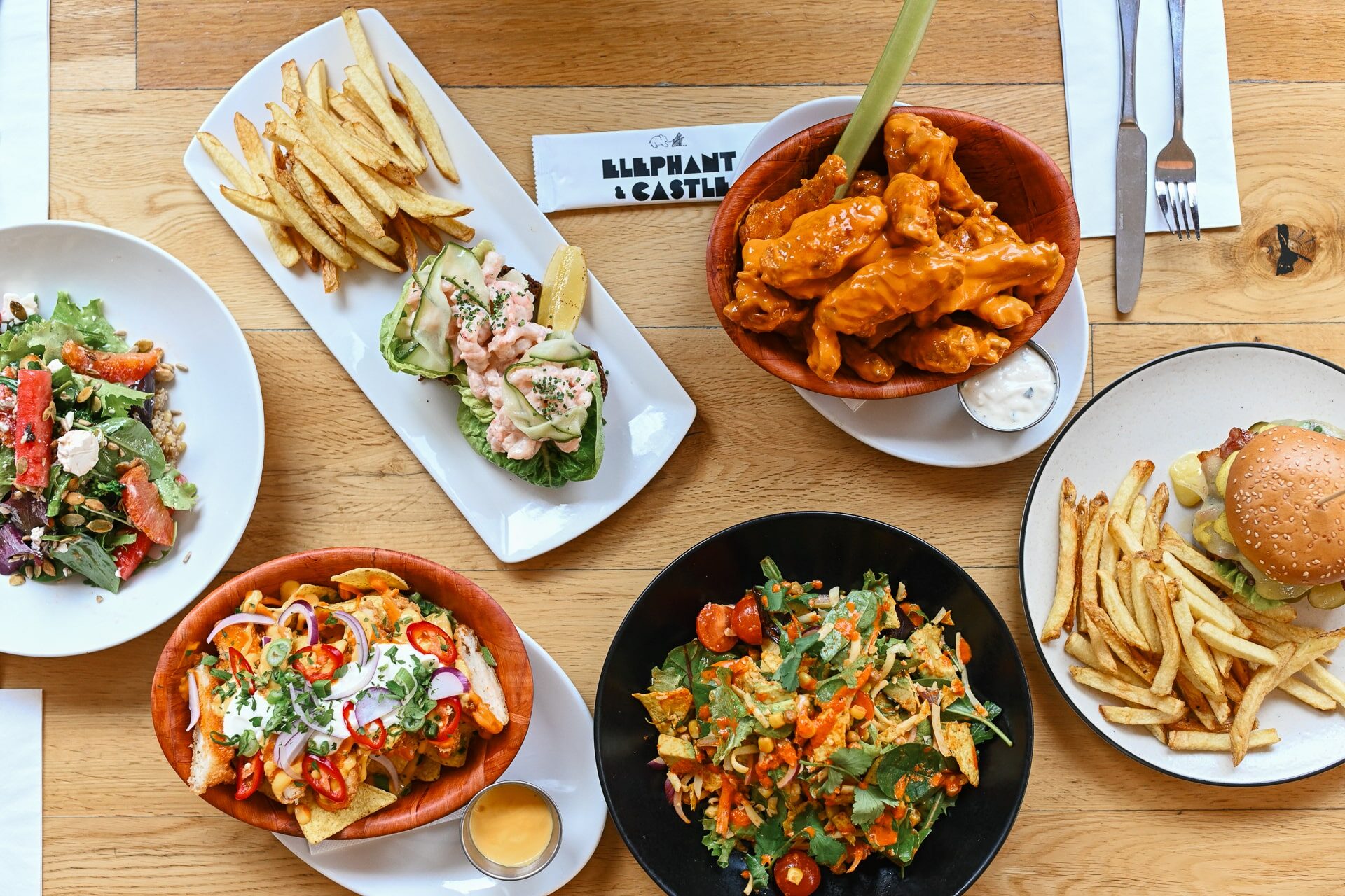 Menus - Elephant and Castle